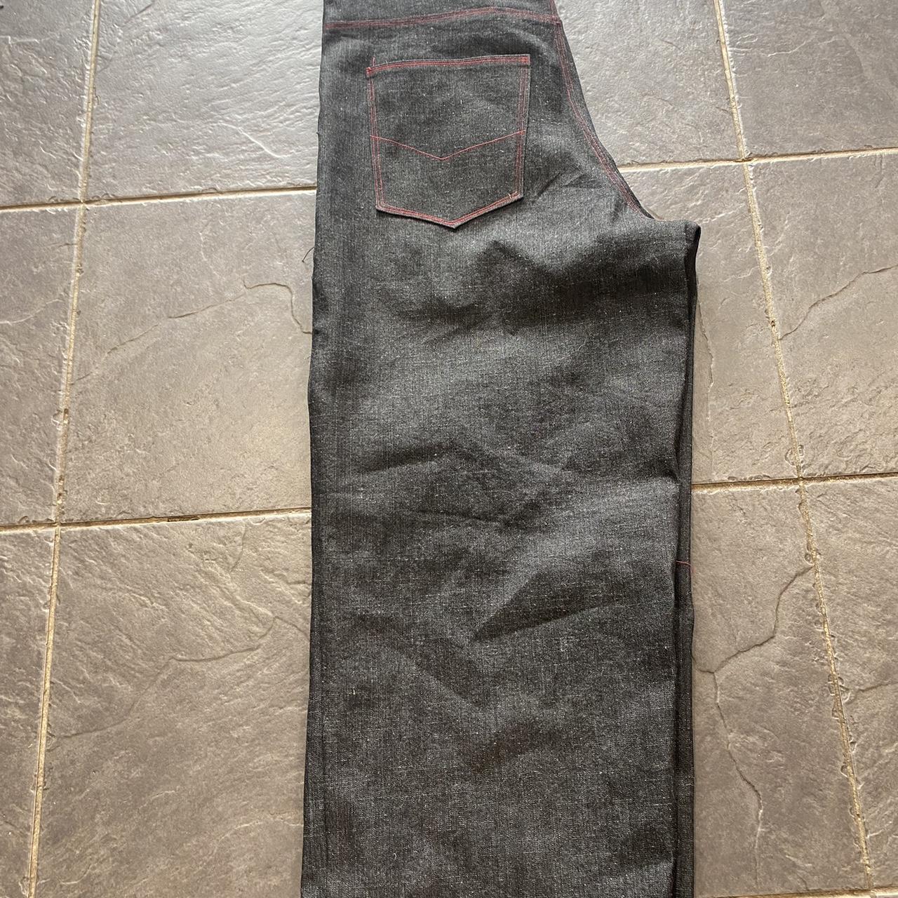 Hand made mayhem jeans made from black heavyweight... - Depop