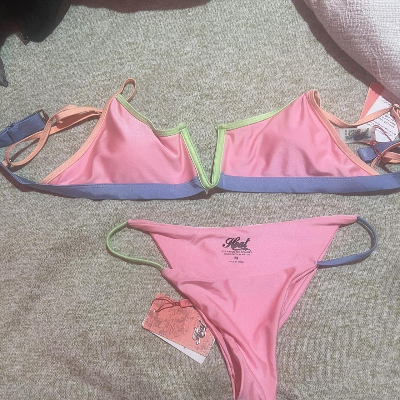 Never worn Heat swimwear🔥 Small top medium bottoms💋 - Depop