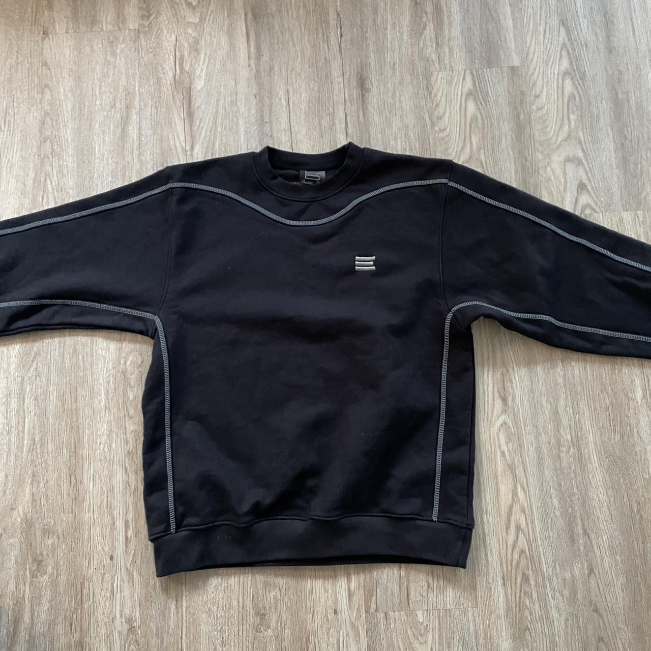 Black kroen jumper/sweatshirt Perfect condition... - Depop