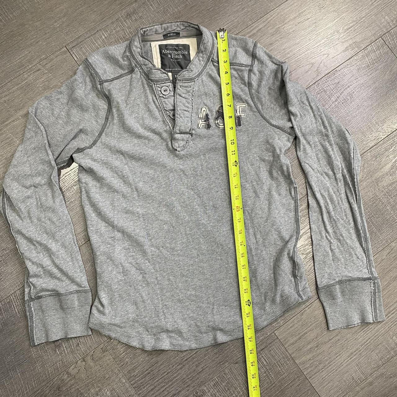 vintage y2k Abercrombie and fitch rugby style long... - Depop