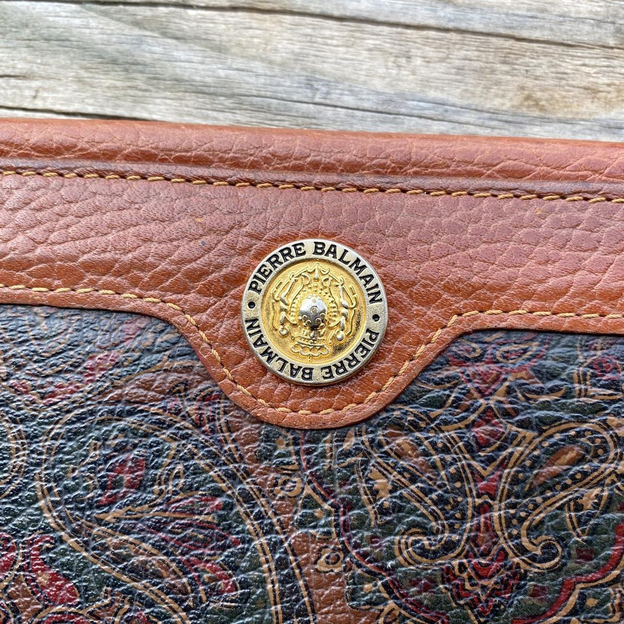 Pierre Balmain paisley leather wallet. Great condition. - Depop