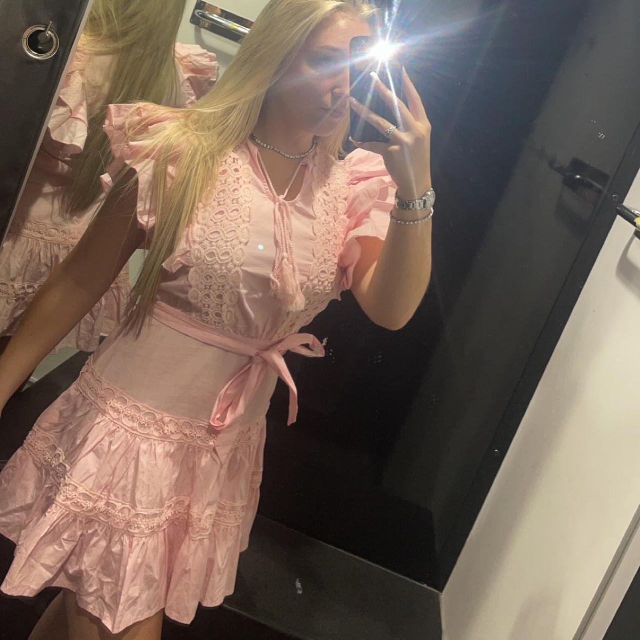 Pink shein dress - Depop