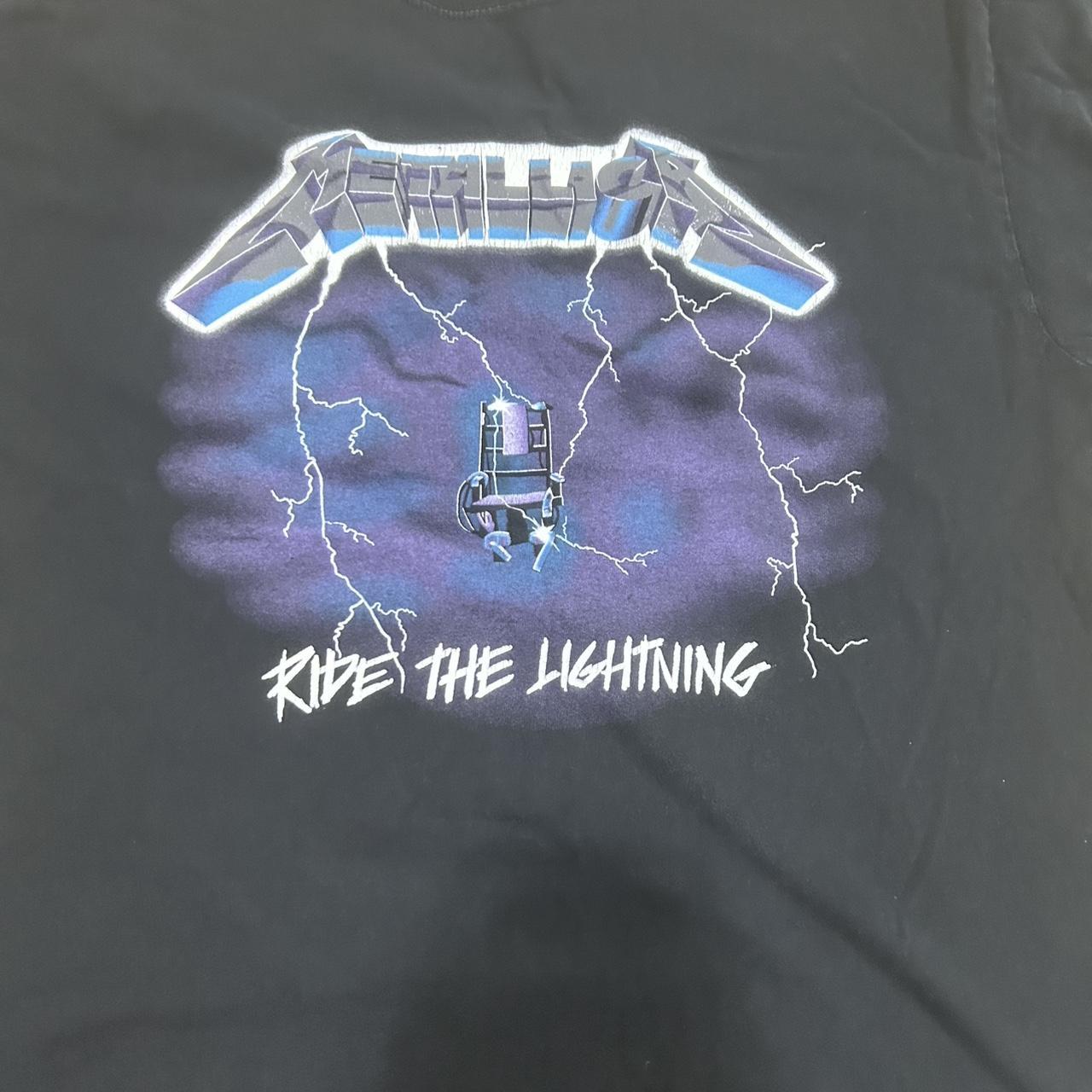 Rare 1988 Metallica Ride The Lightning tour tee No... | Depop