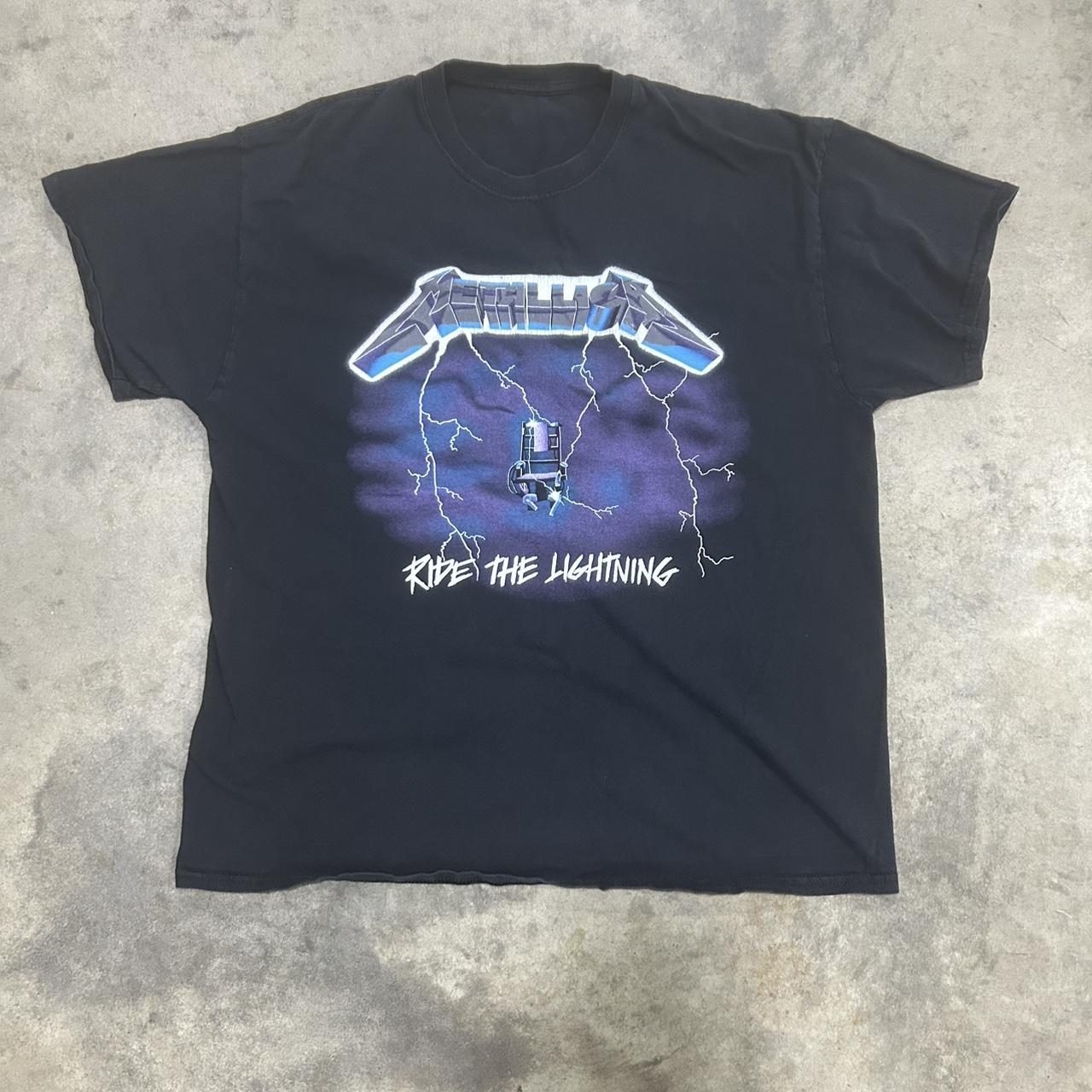 Rare 1988 Metallica Ride The Lightning tour tee No... | Depop
