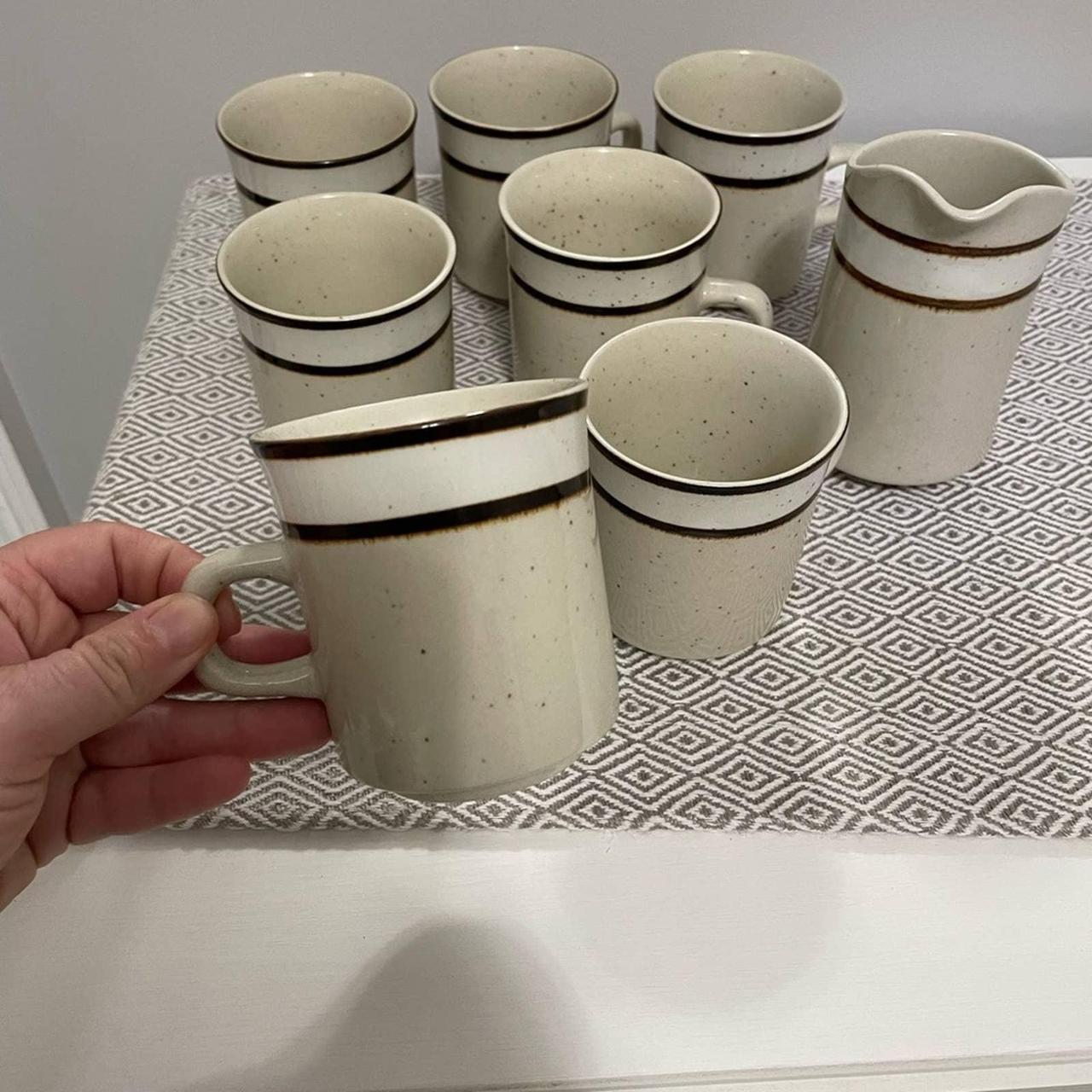 Sango Rainbow Stoneware Mug Set Made in Japan 651... - Depop