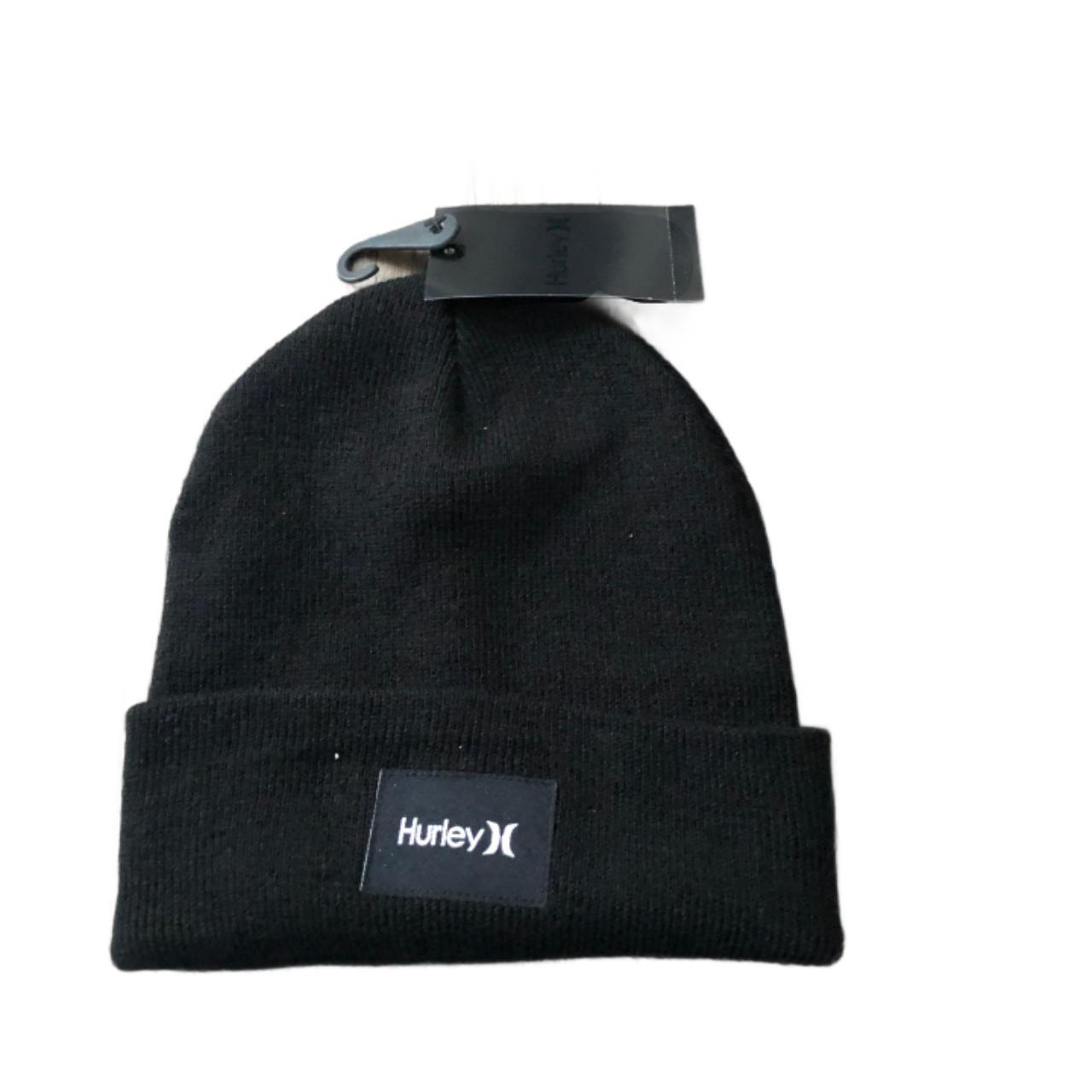 Brand New With Tags Hurley Logo Seaward Black Cuffed... - Depop