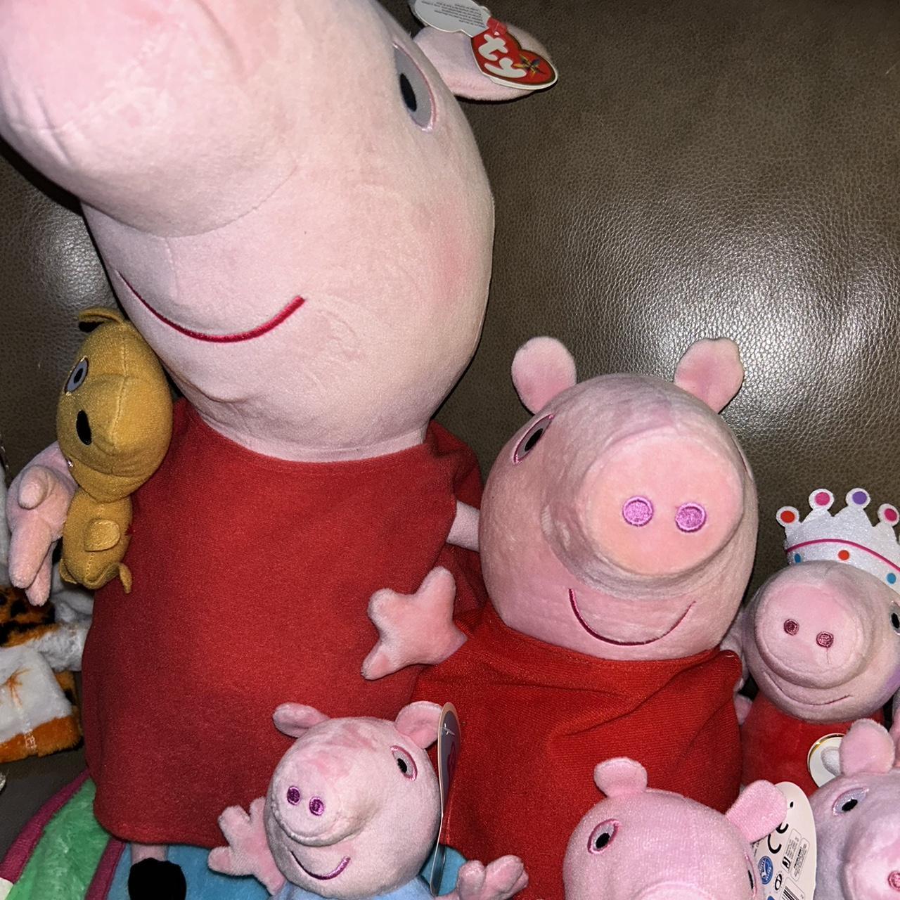 Peppa pig stuffed animal plush bundle, includes 13... - Depop