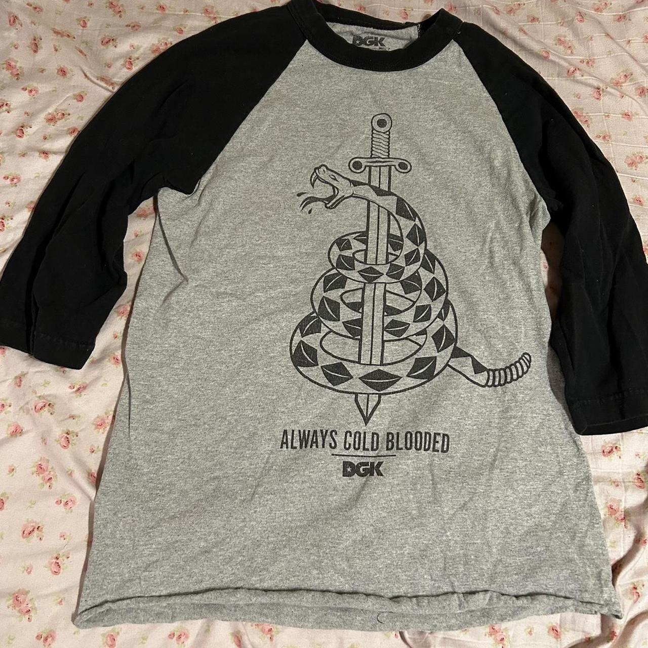 DGK snake and sword baseball tee. Men’s small.... - Depop