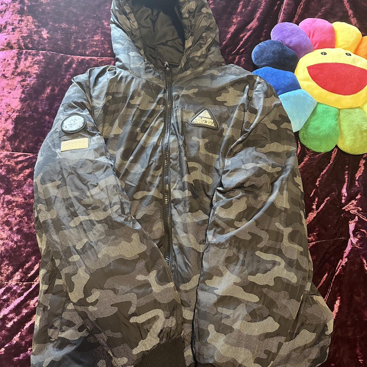 SuperDry Japan reversible down puffer jacket Great... - Depop