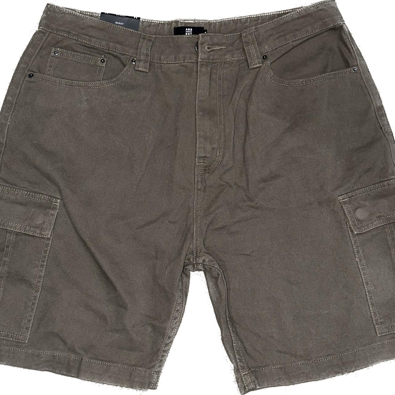 Absent denim cargo shorts - Depop