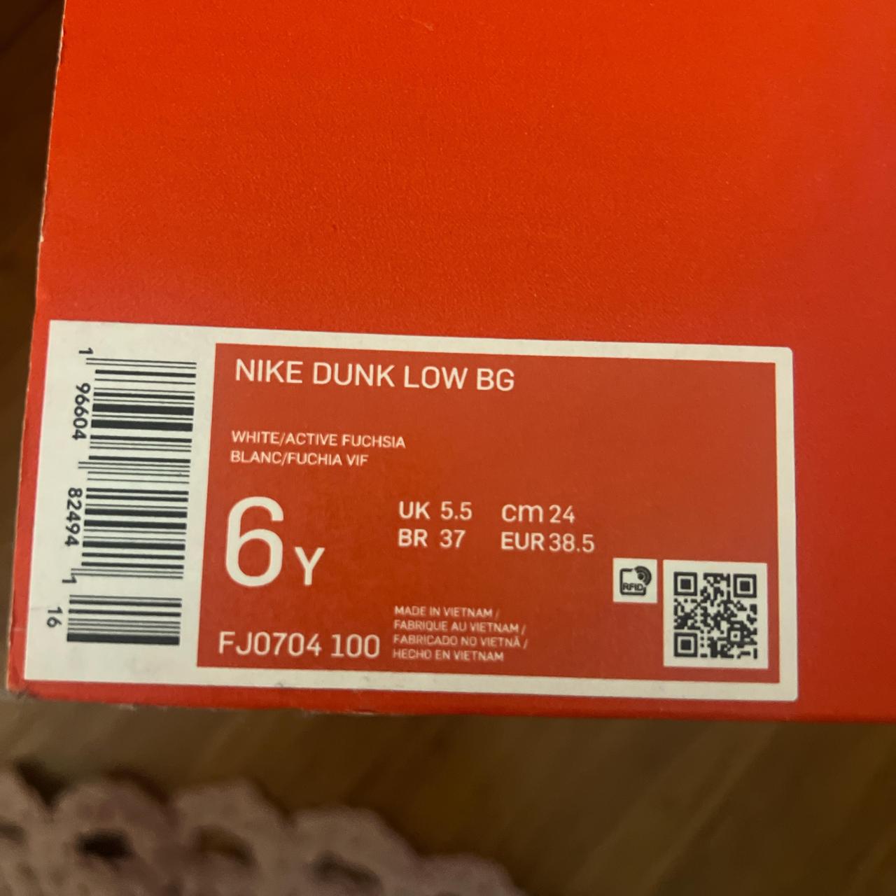 Magenta/White Nike Dunk Lows Fits Size 7.5/8... | Depop