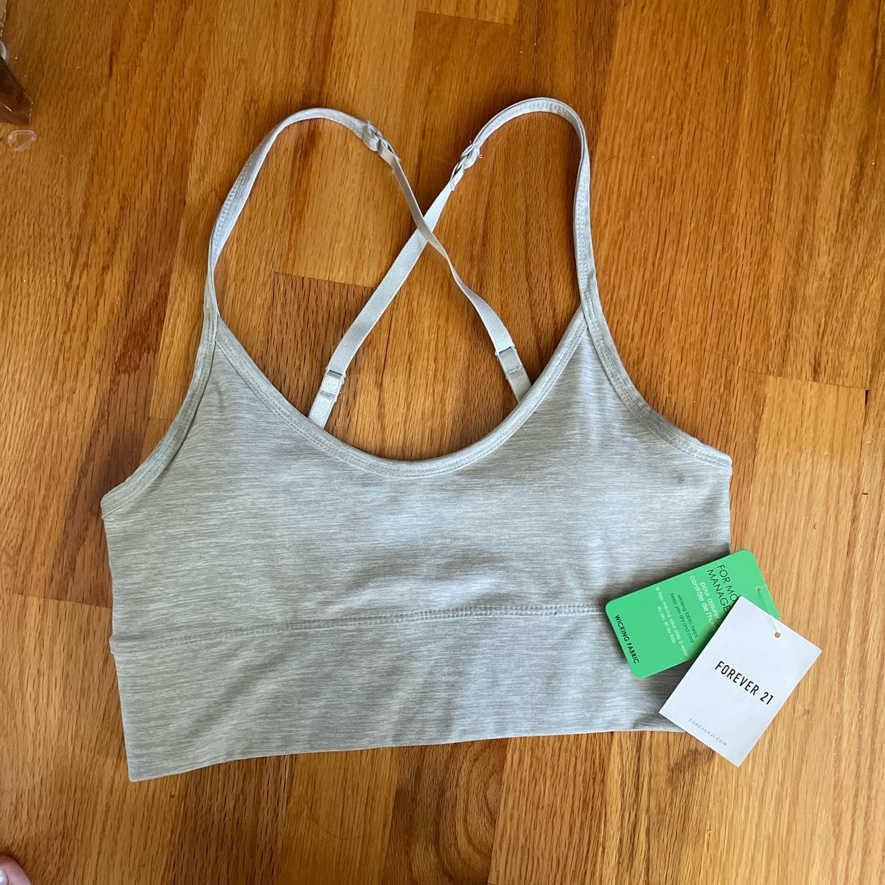 Forever 21 Women's Grey Bra | Depop