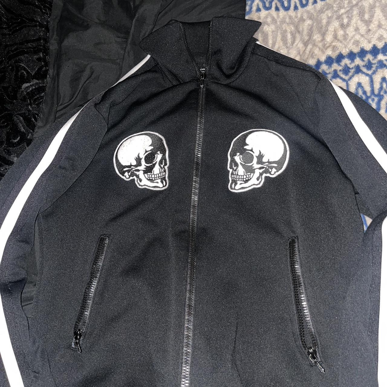 Number (N)ine Double Skull Track Jacket Size 3... - Depop