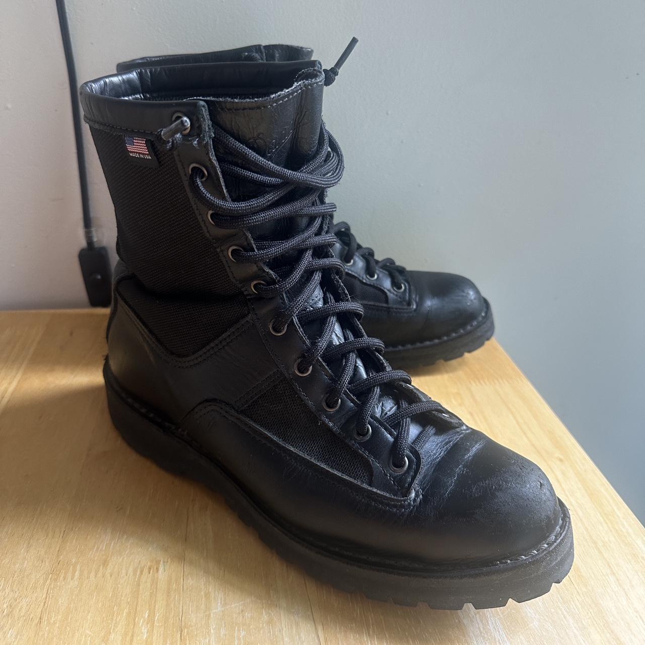 Danner 8” Acadia Boots Black leather work boots,... - Depop
