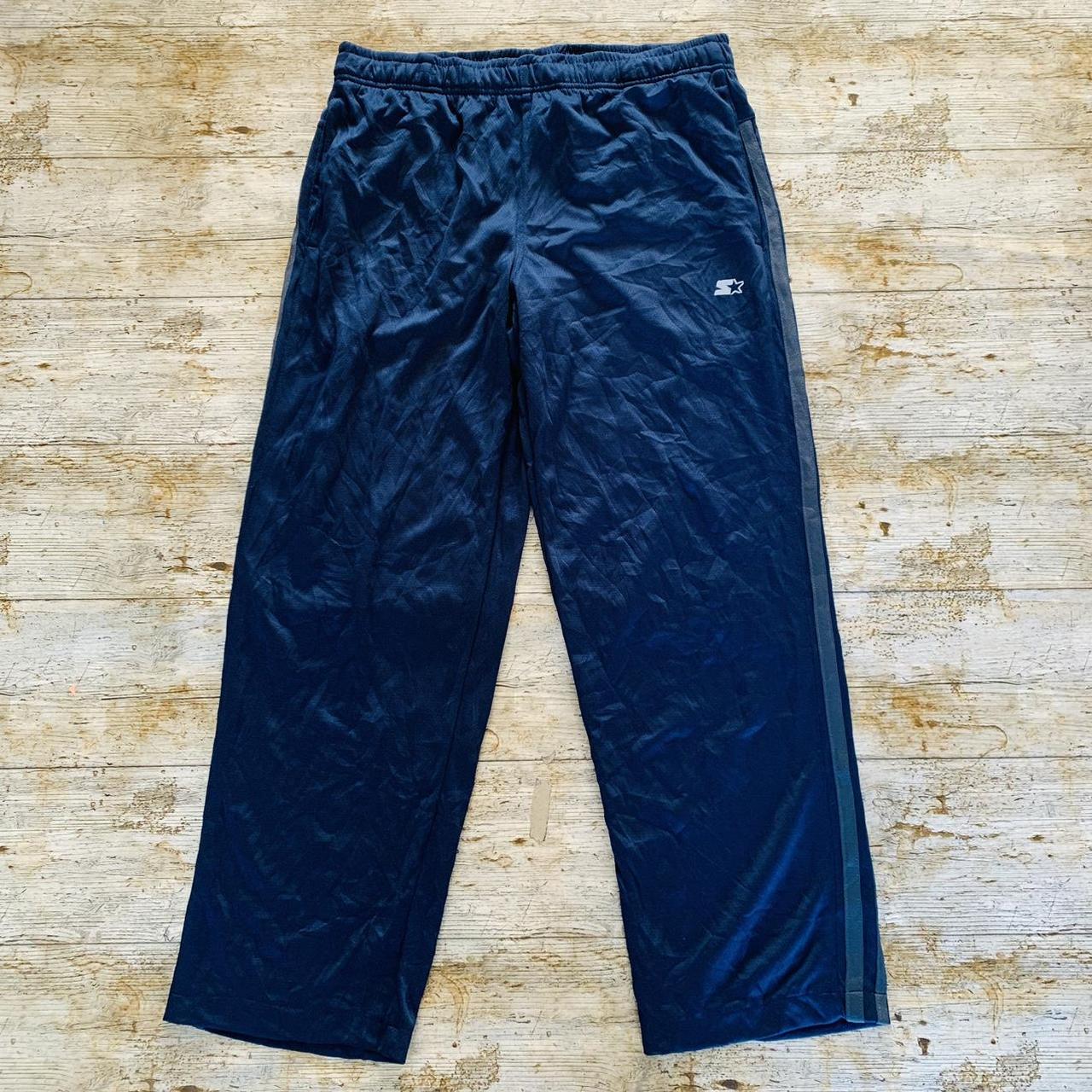 Starter Men's Navy and Grey Joggers-tracksuits | Depop