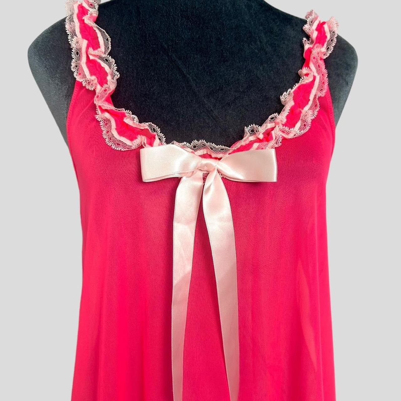 Frilly lace ruffle mesh babydoll cami top dainty... - Depop