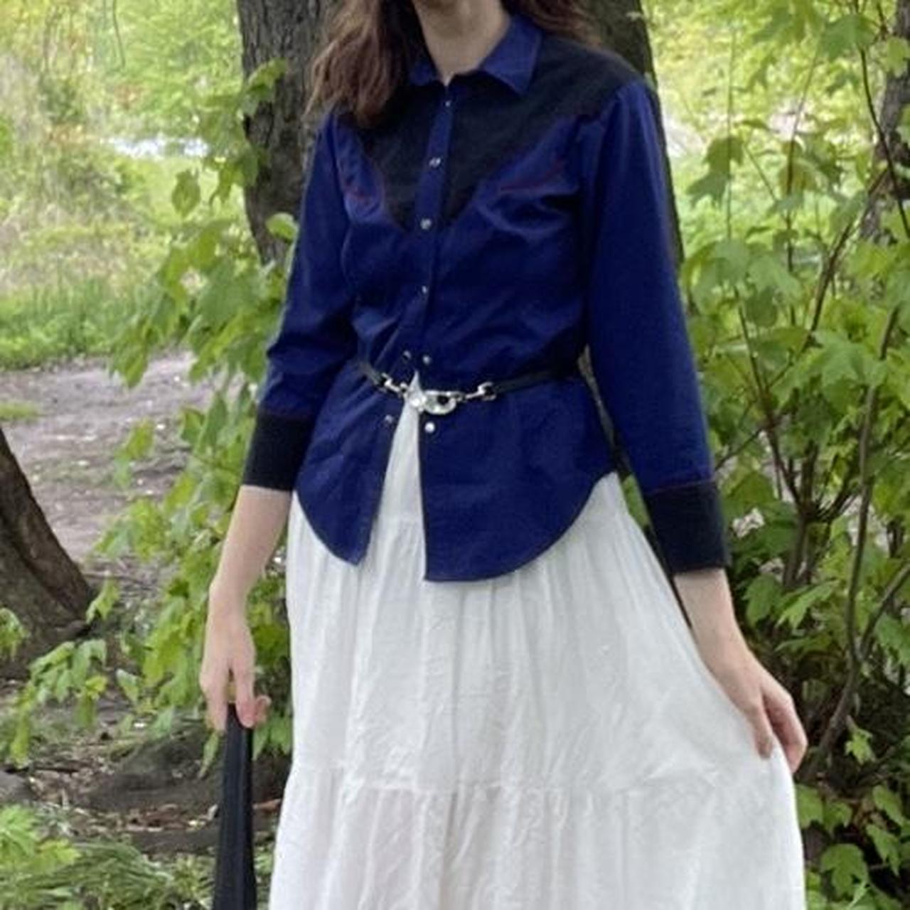 Vintage western cowboy top. Button down top. From... - Depop