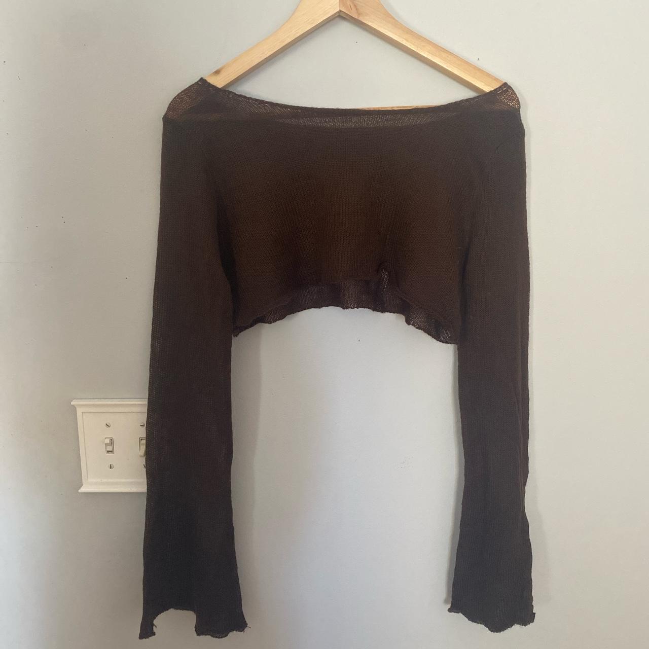 handmade mohair shrug size medium in app paypal is... - Depop