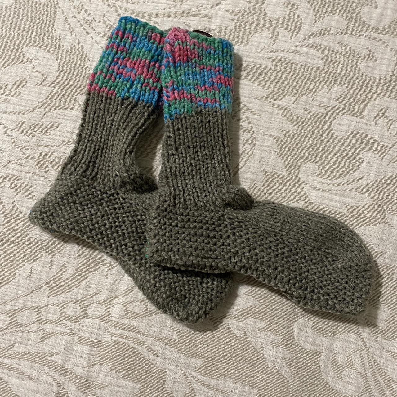 Nonnas knitted socks • THE BEST THING YOULL EVER... | Depop