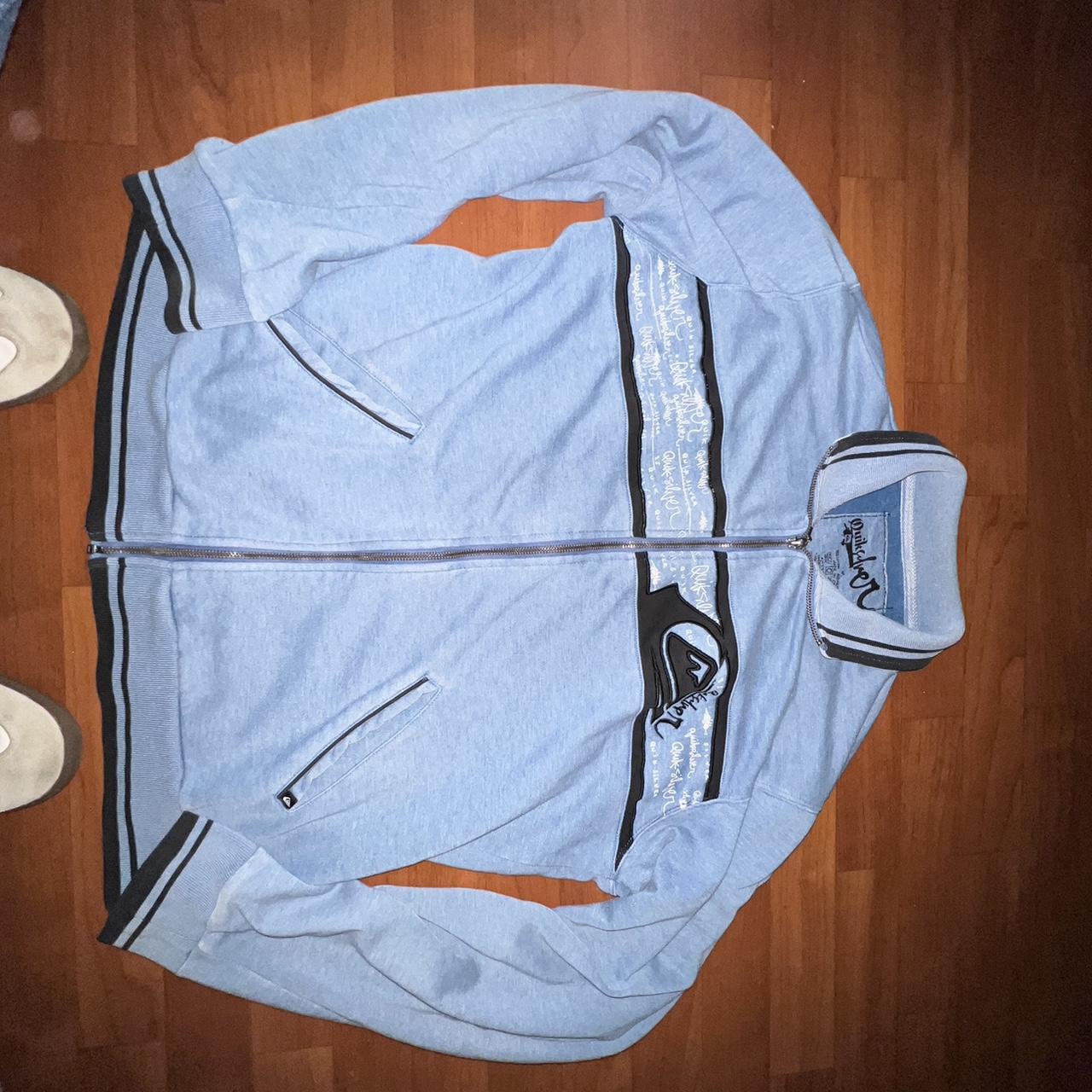 Rare Vintage Surfer style Quicksilver full zip jacket - Depop