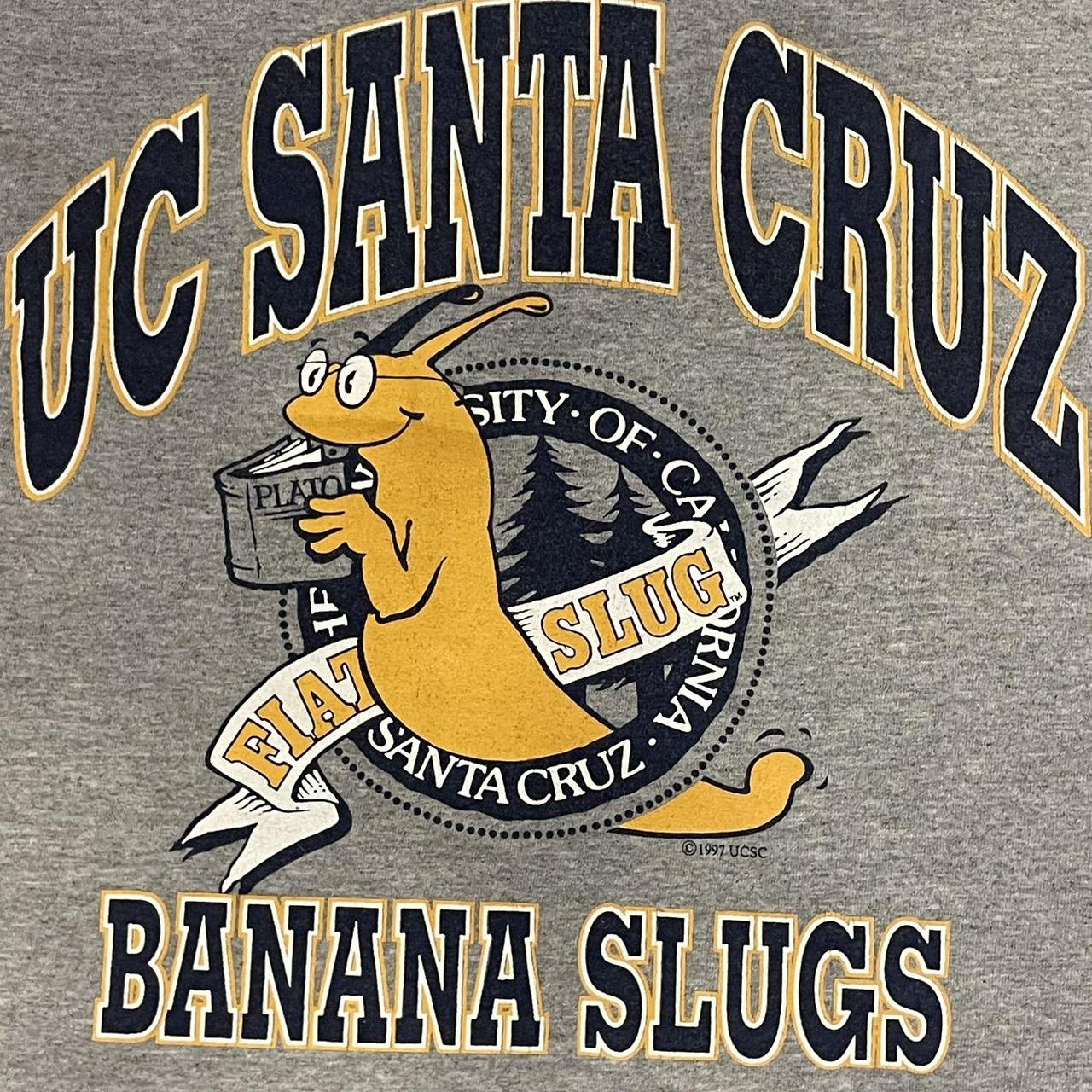 Vintage UC Santa Cruz Banana Slugs tank top with the... | Depop