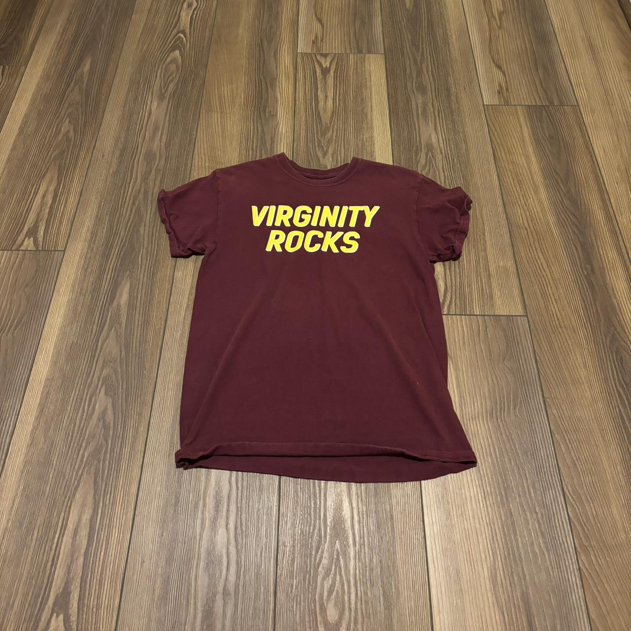 Virginity Rocks t-shirt Size: medium fits like a small - Depop