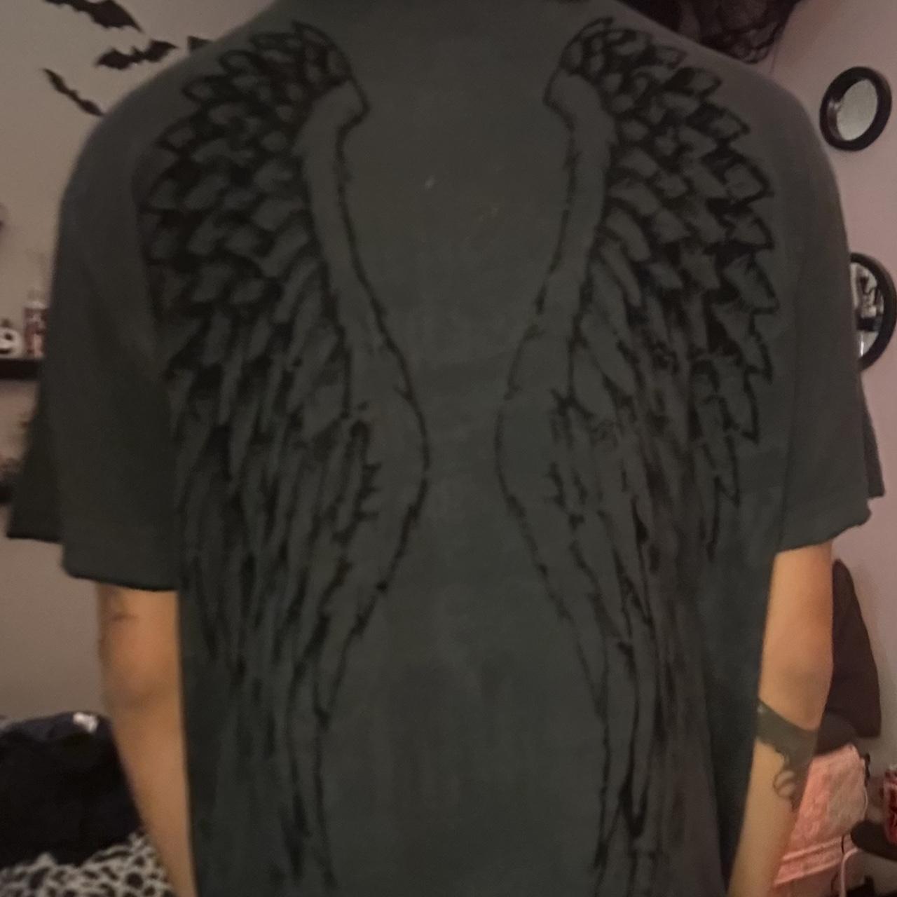 Affliction Gryffindor back wing T-shirt - Depop