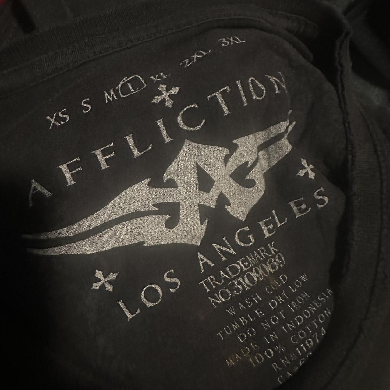 Affliction Gryffindor back wing T-shirt - Depop