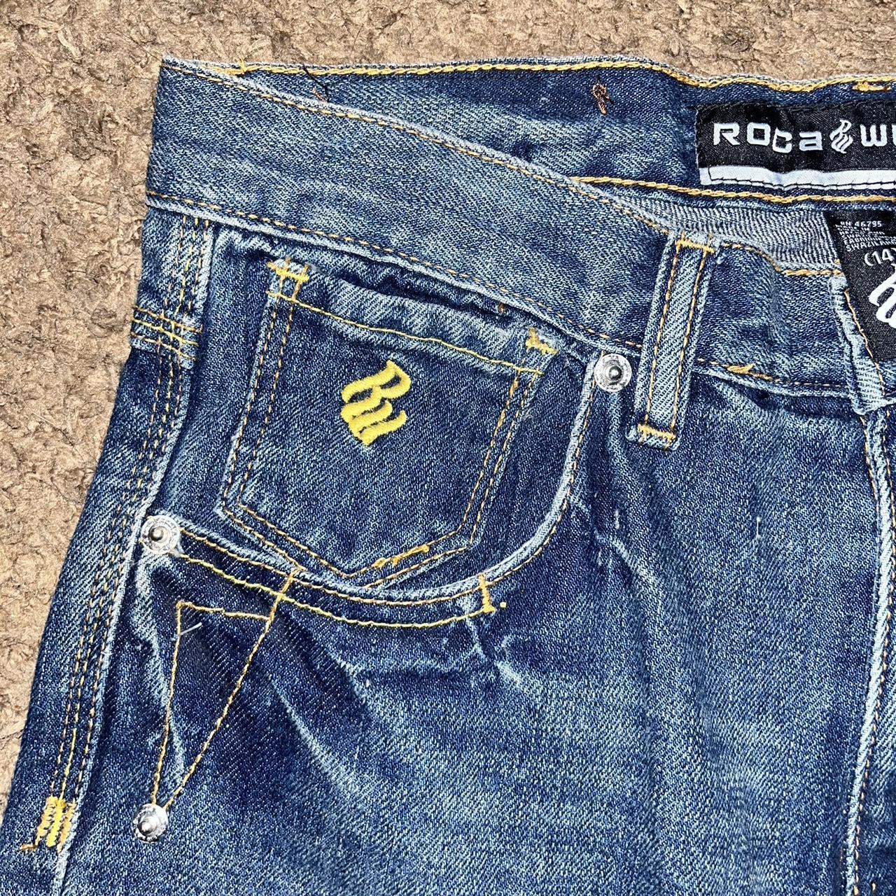 Vintage Y2K Rocawear Baggy Jeans Size 30x34 Dark | Depop Vintage Y2K Rocawear Baggy Jeans Size 30x34 Dark | Depop
