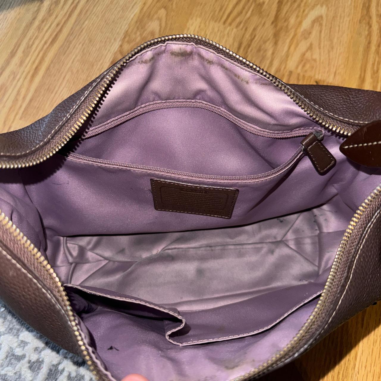 Coach Penelope Brown Pebble Leather Women’s Medium... - Depop