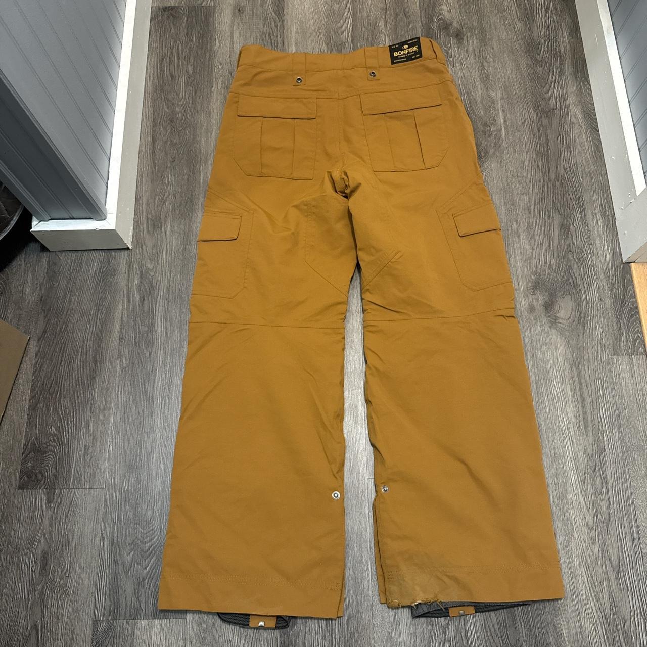 Bonfire Davis Ski and Snowboard Pants 10K 8K Silver... - Depop