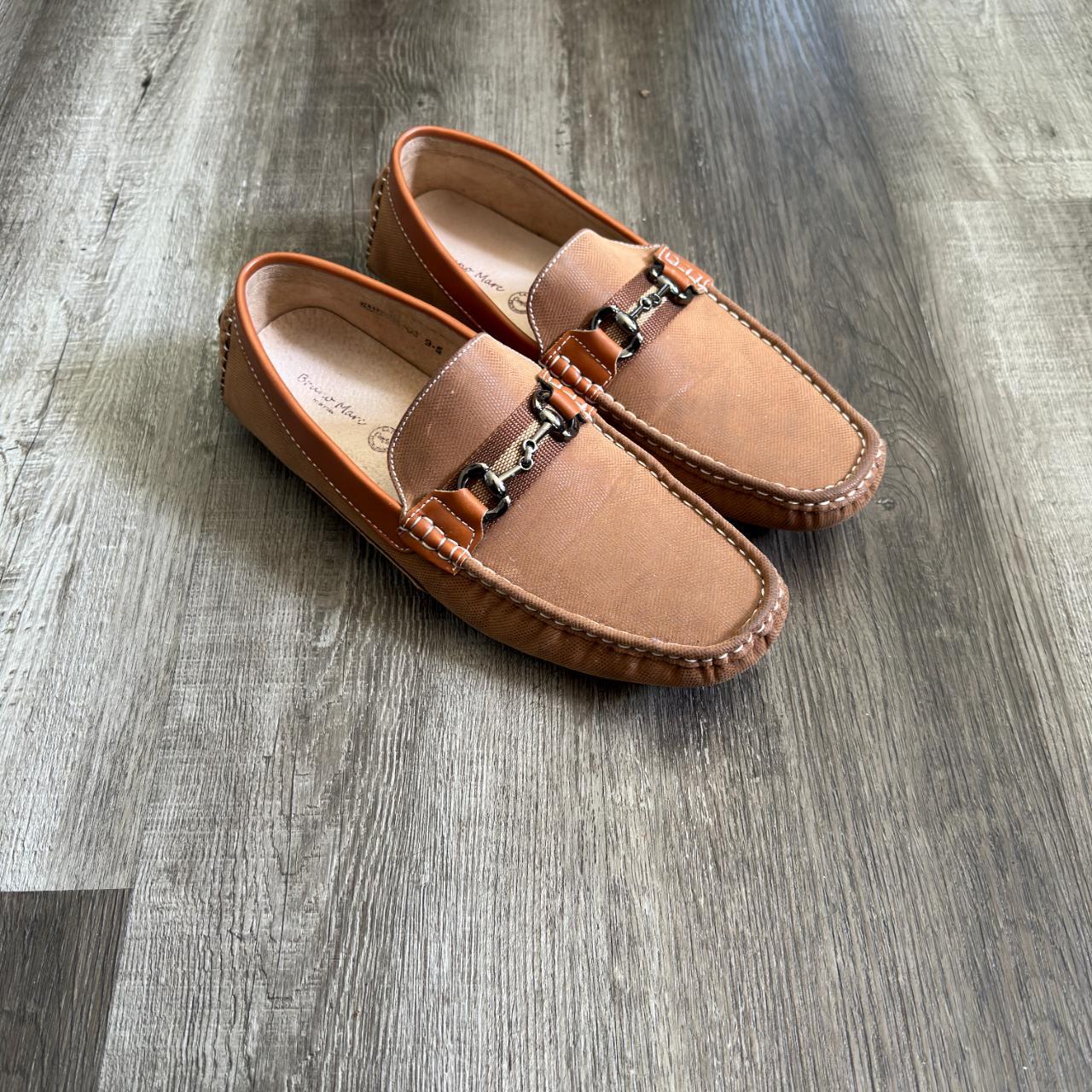 Bruno Marc Men’s Santoni Slip On Loafers Driving... - Depop