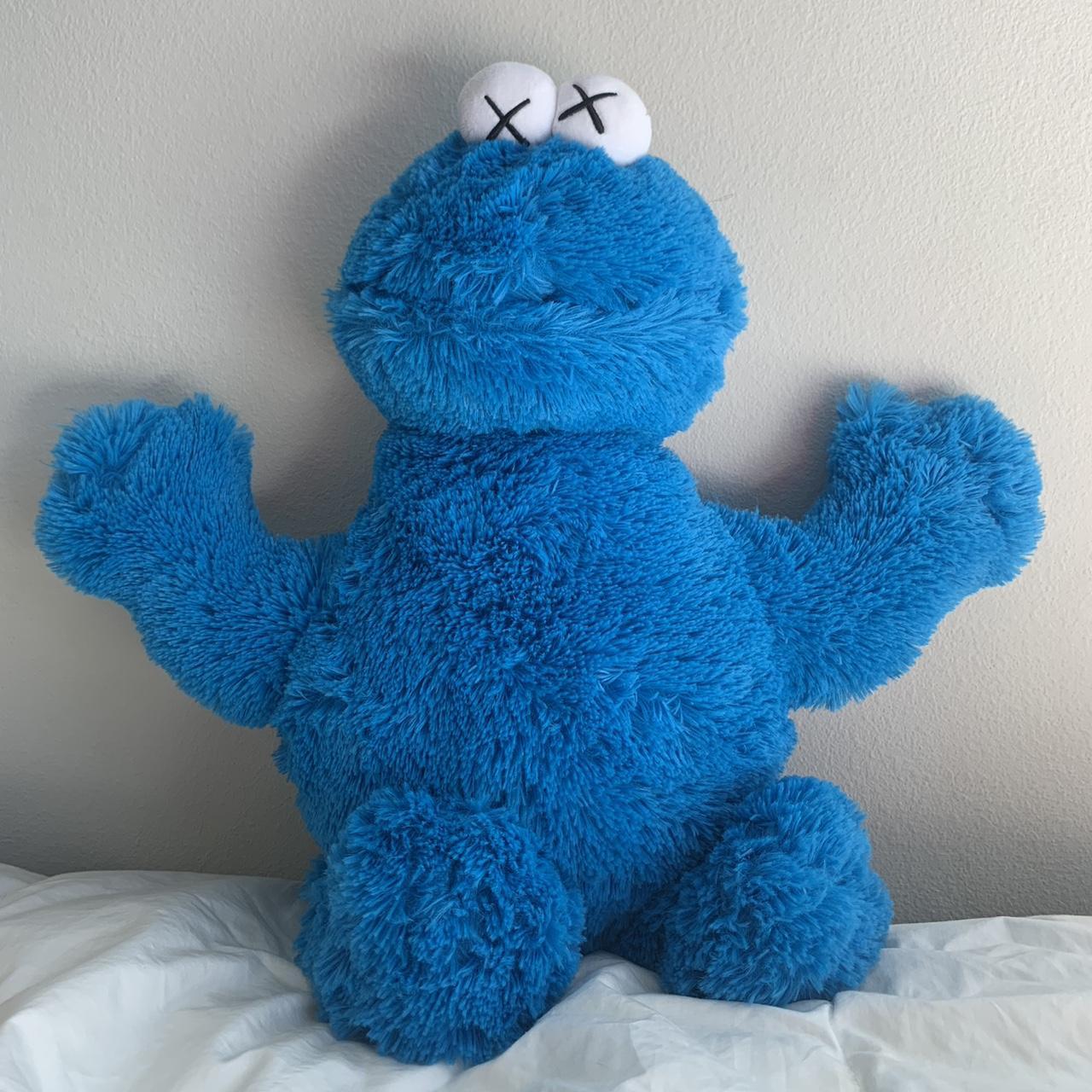 kaws x sesame street x uniqlo cookie monster... - Depop
