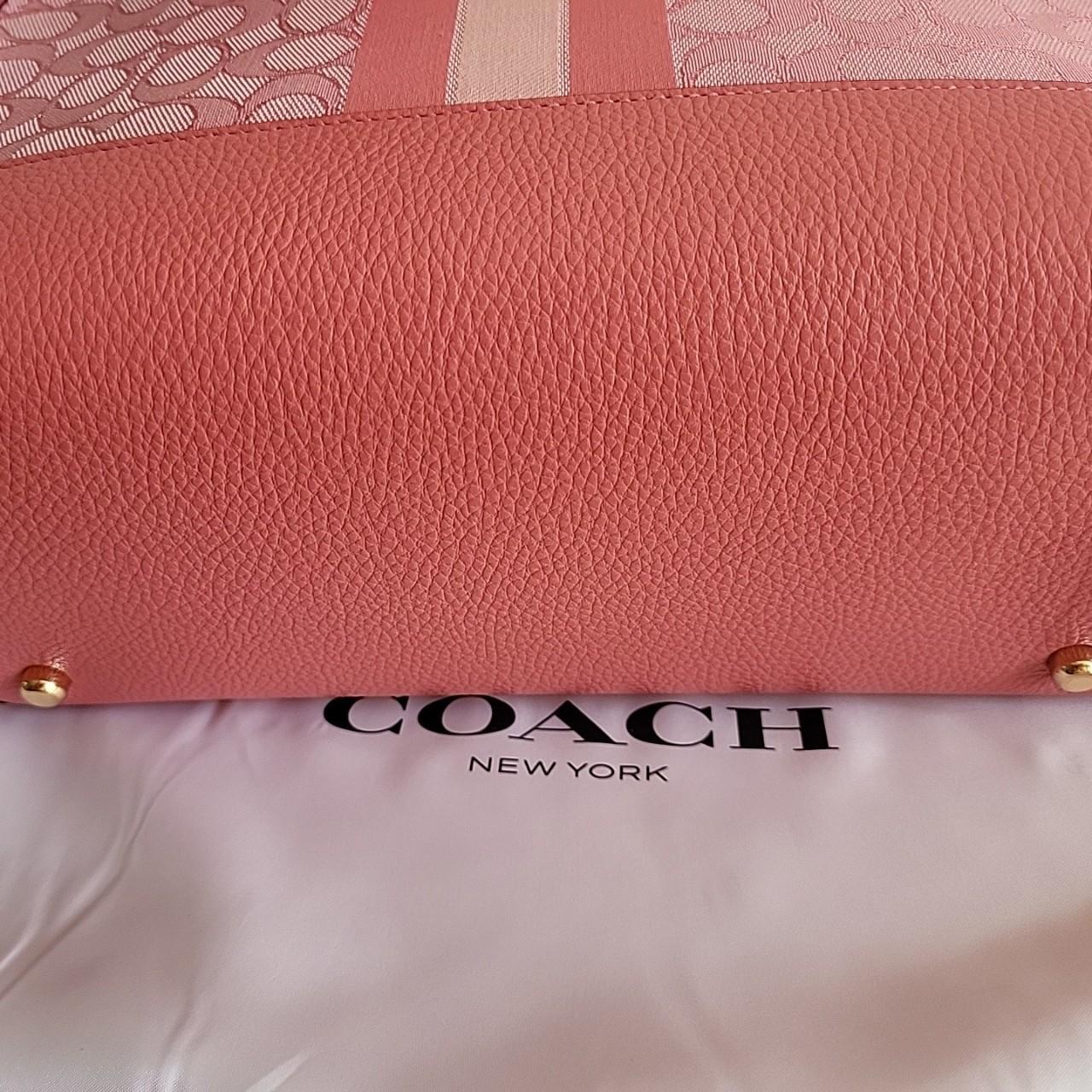 Brand new Coach Dempsey bag in pink Jacquard fabric... - Depop