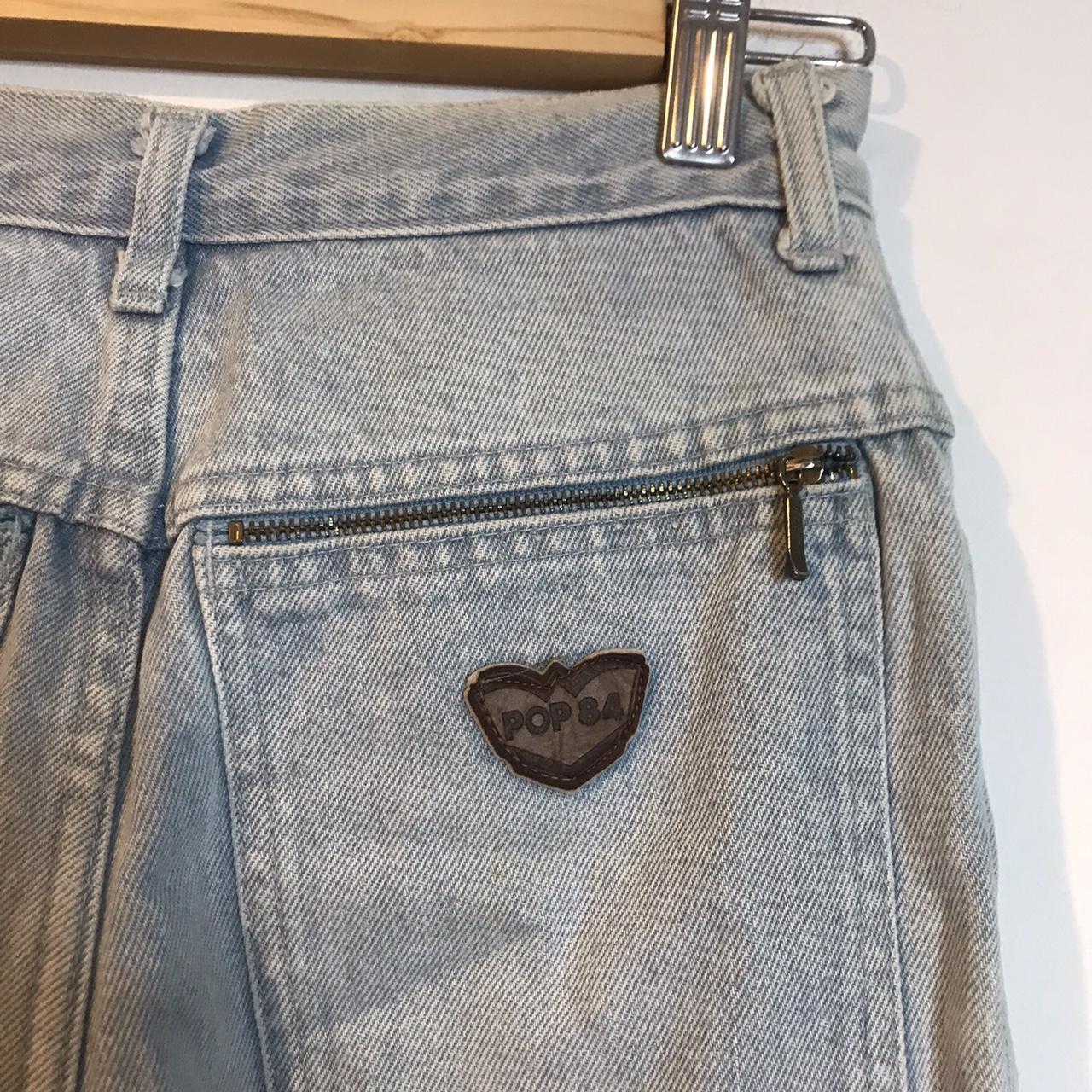 Vintage Skater Pop 84 Jeans Size W26 L30 Super cool... - Depop