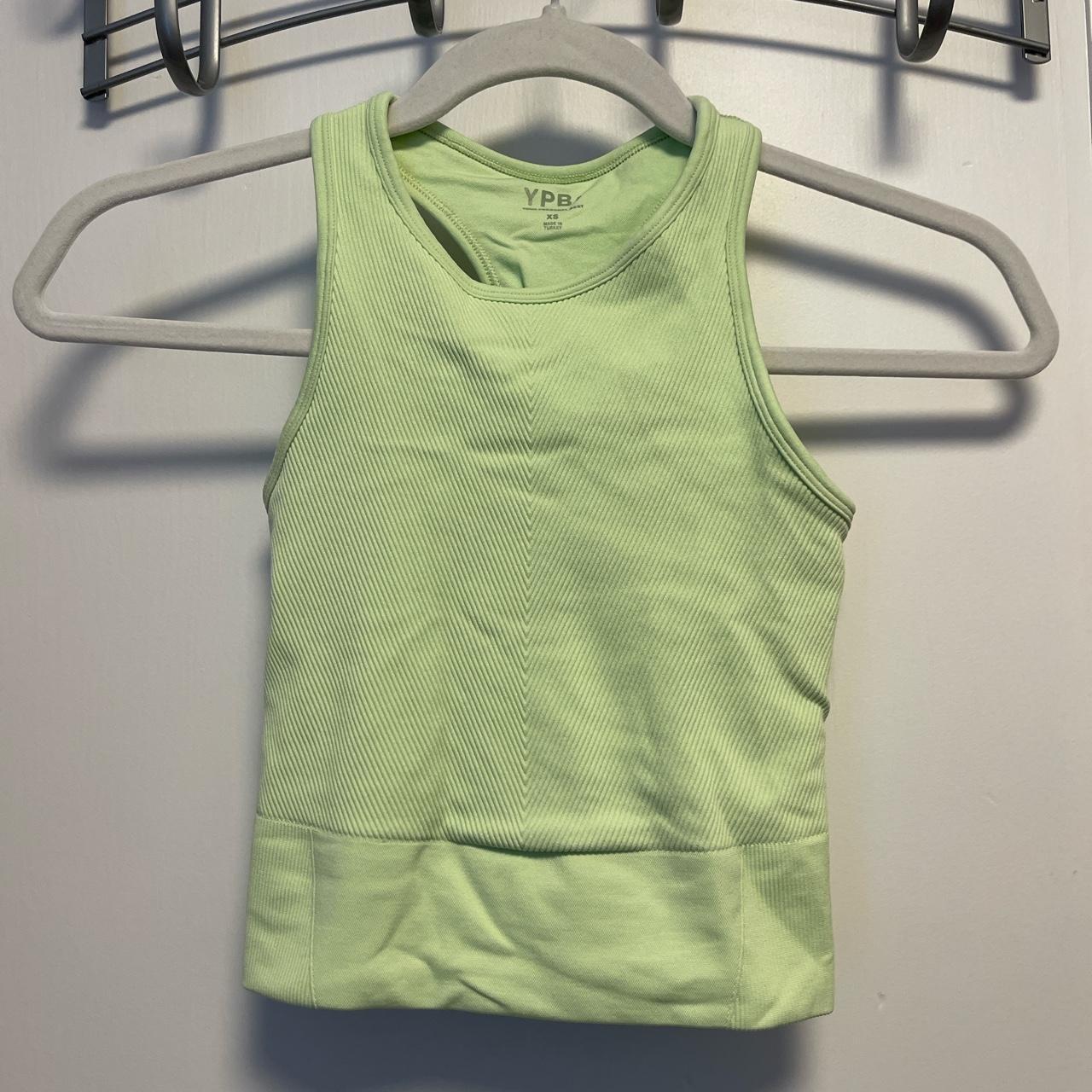 Abercrombie & Fitch Women's Green Crop-top | Depop