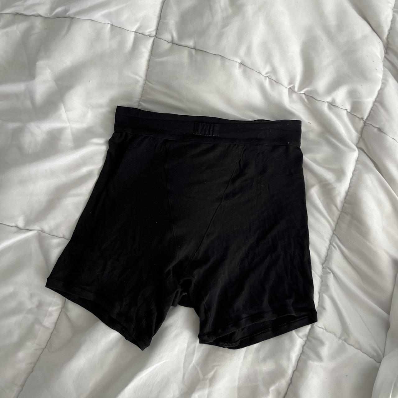 Skims Cotton Boxer in Black Super soft - Depop
