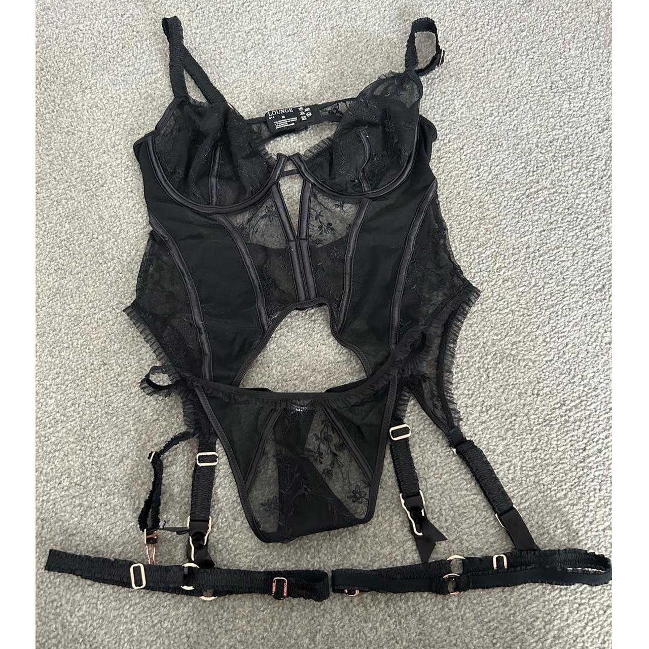 Lounge Underwear Gia Intimates Set in black Size Medium - Depop