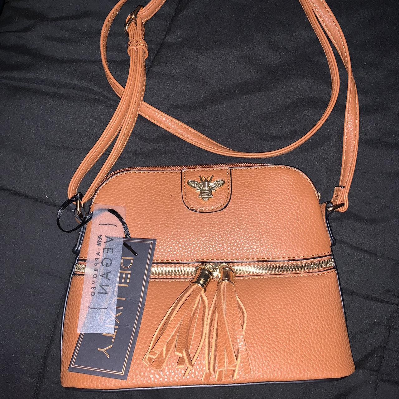 Brand new never used DELUXITY LOS ANGELES crossbody... - Depop