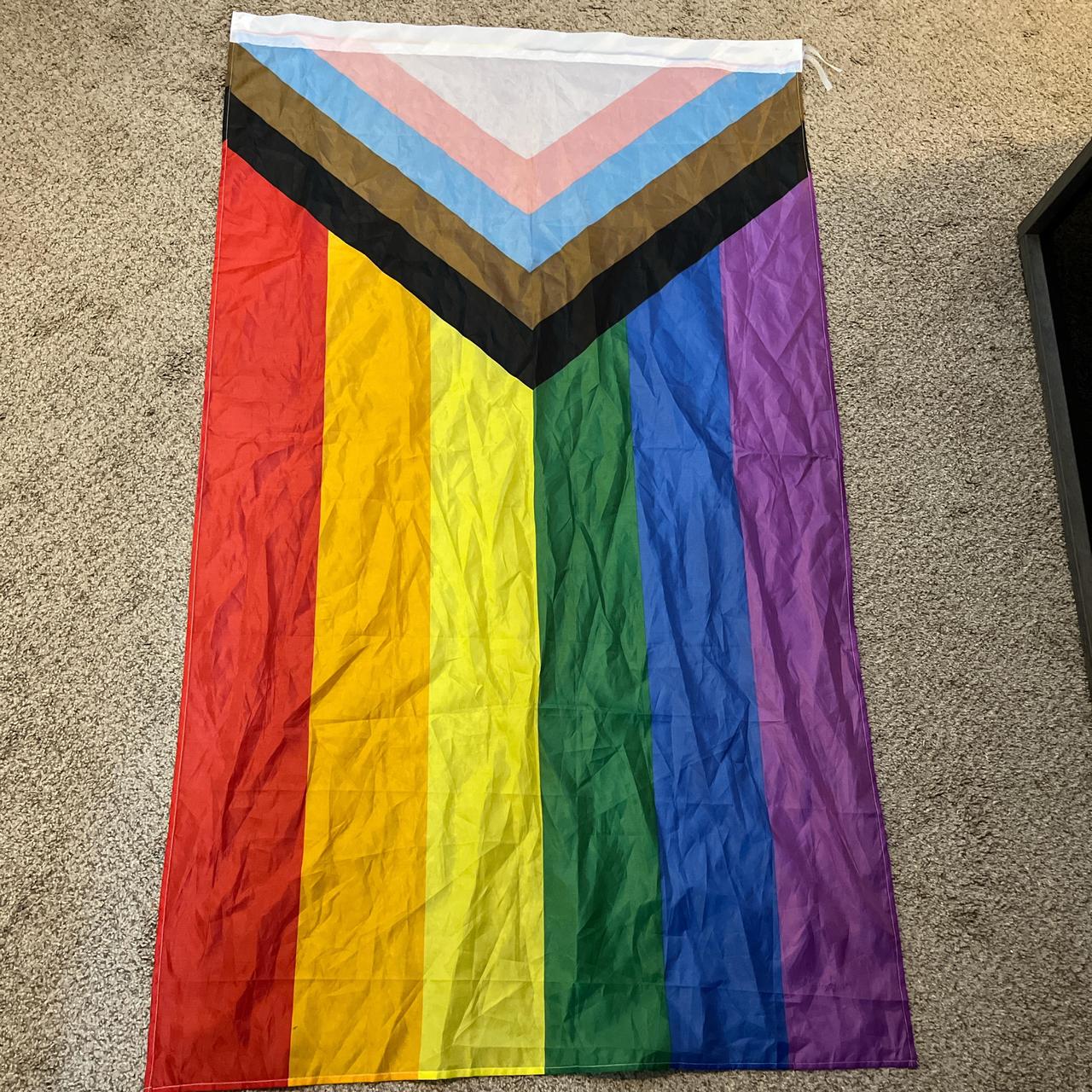 LGBTQ+ rainbow trans pride flag #pride #transgender... - Depop