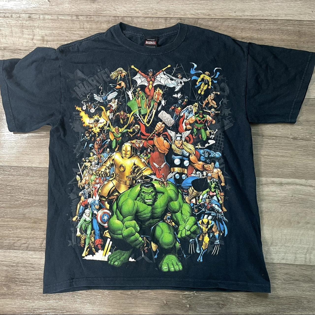 Marvel Super Heroes T shirt Mens M Pit to... - Depop