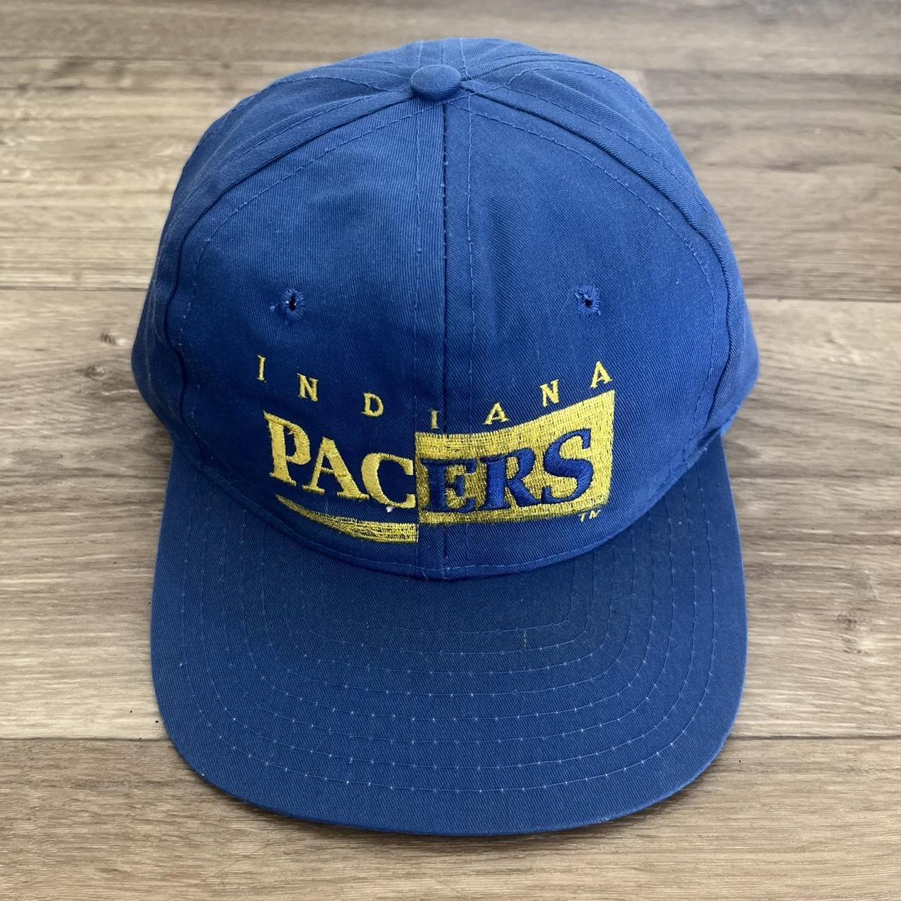 Vintage Indiana Pacers Hat Cap Snap Back Mens NBA... - Depop
