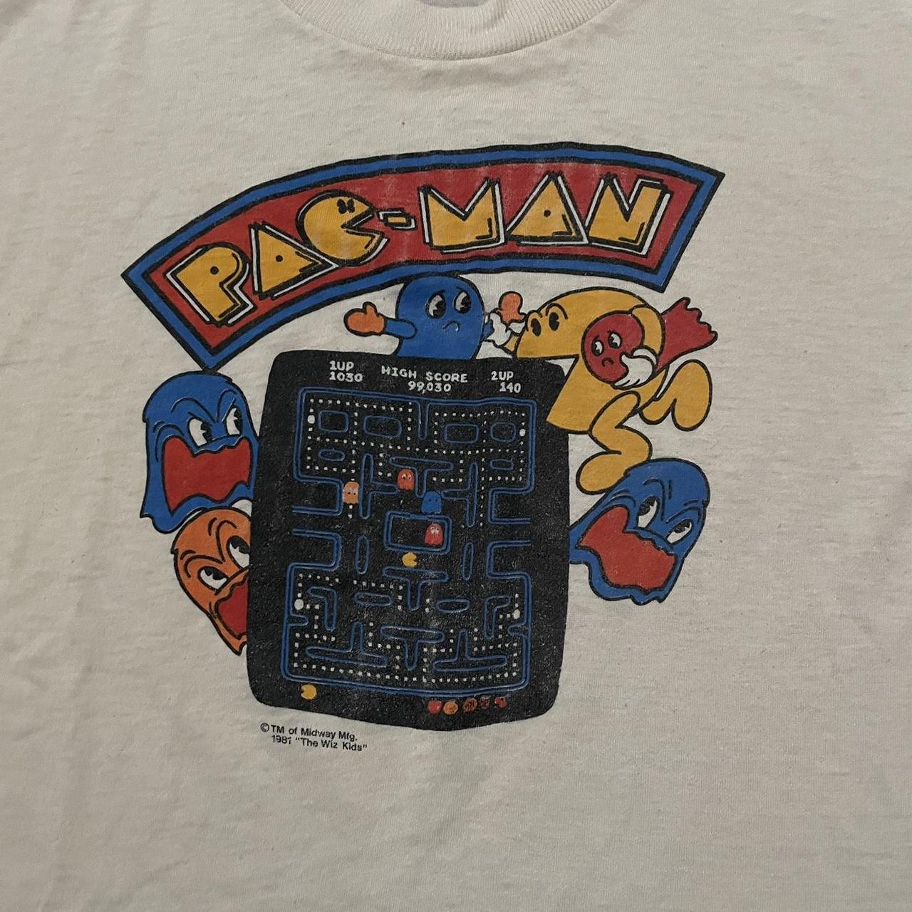 Vintage 80s Pac-Man T-Shirt. Single stitched. Sick... - Depop