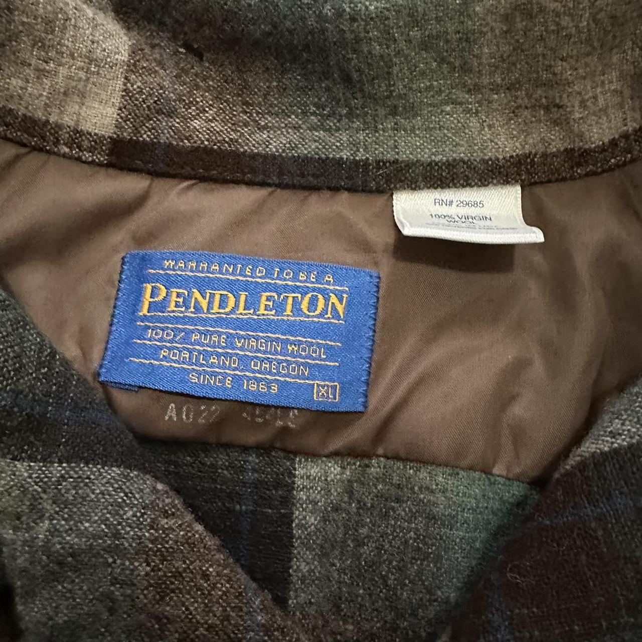 Vintage 90s Pendleton shadow plaid flannel. Amazing... - Depop