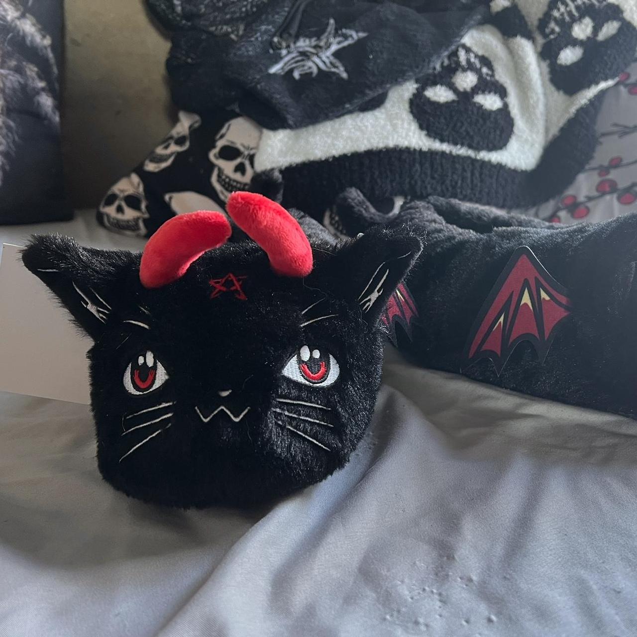 Demon kitties slippers. New with tags. Size medium.... - Depop