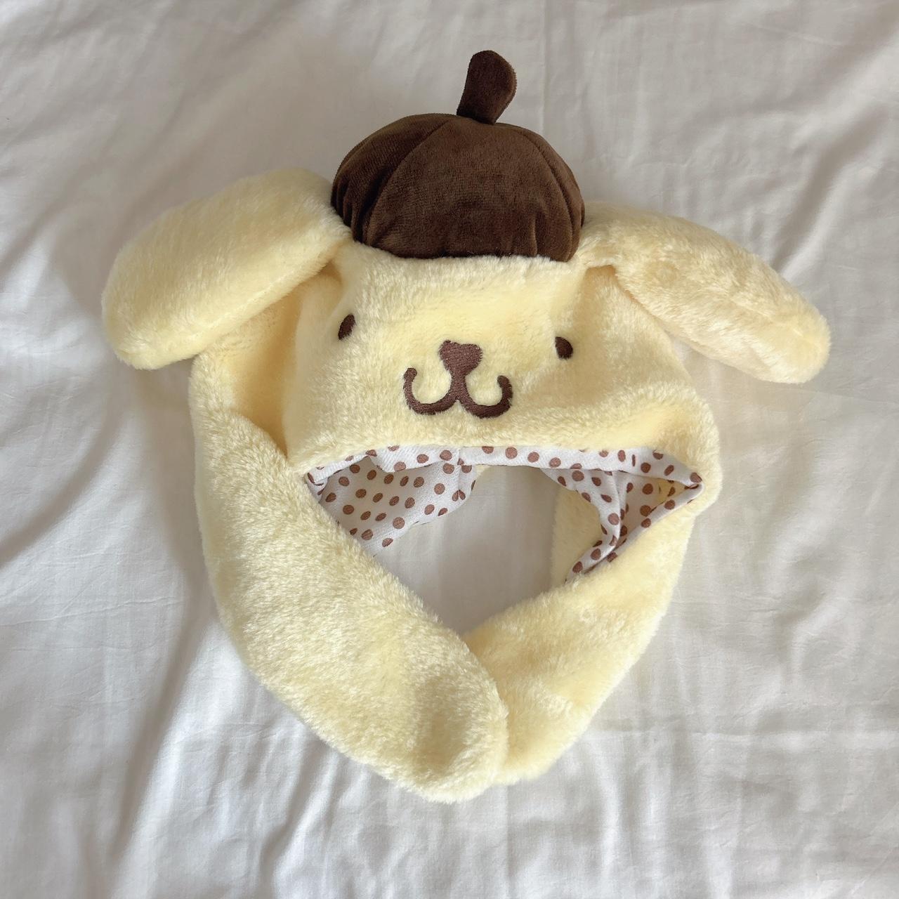 Adorable yellow and brown Pompompurin hat #kawaii... - Depop