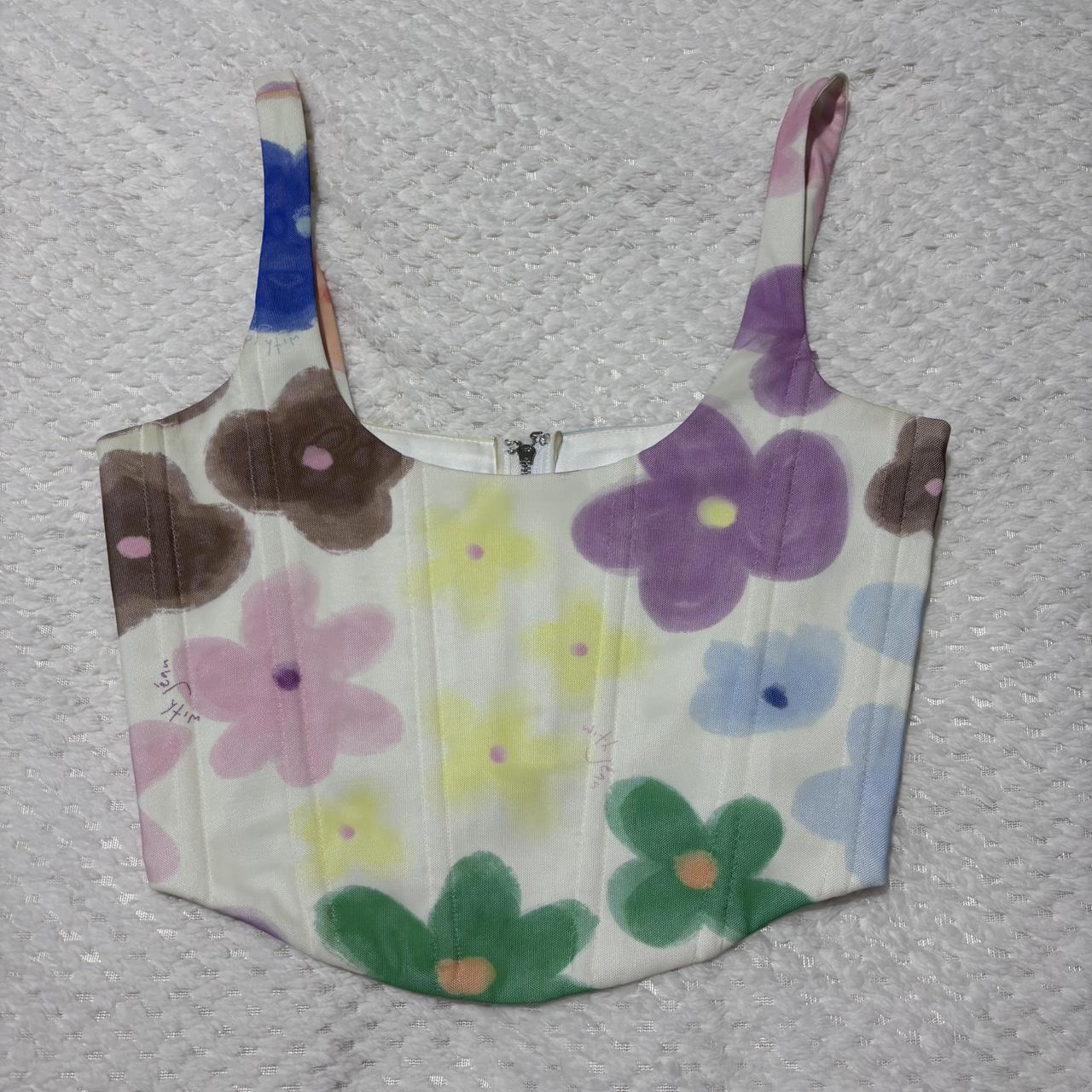 WITH JEAN CORSET Corset top size xs Geat... - Depop