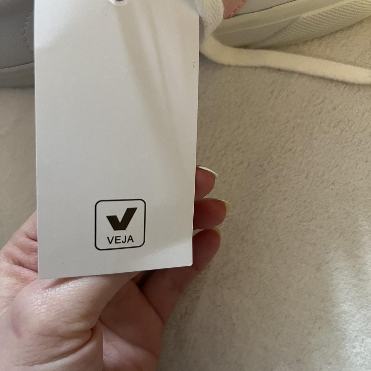 pink vejas, size 7 shoes, sneakers, preppy shoes,... - Depop