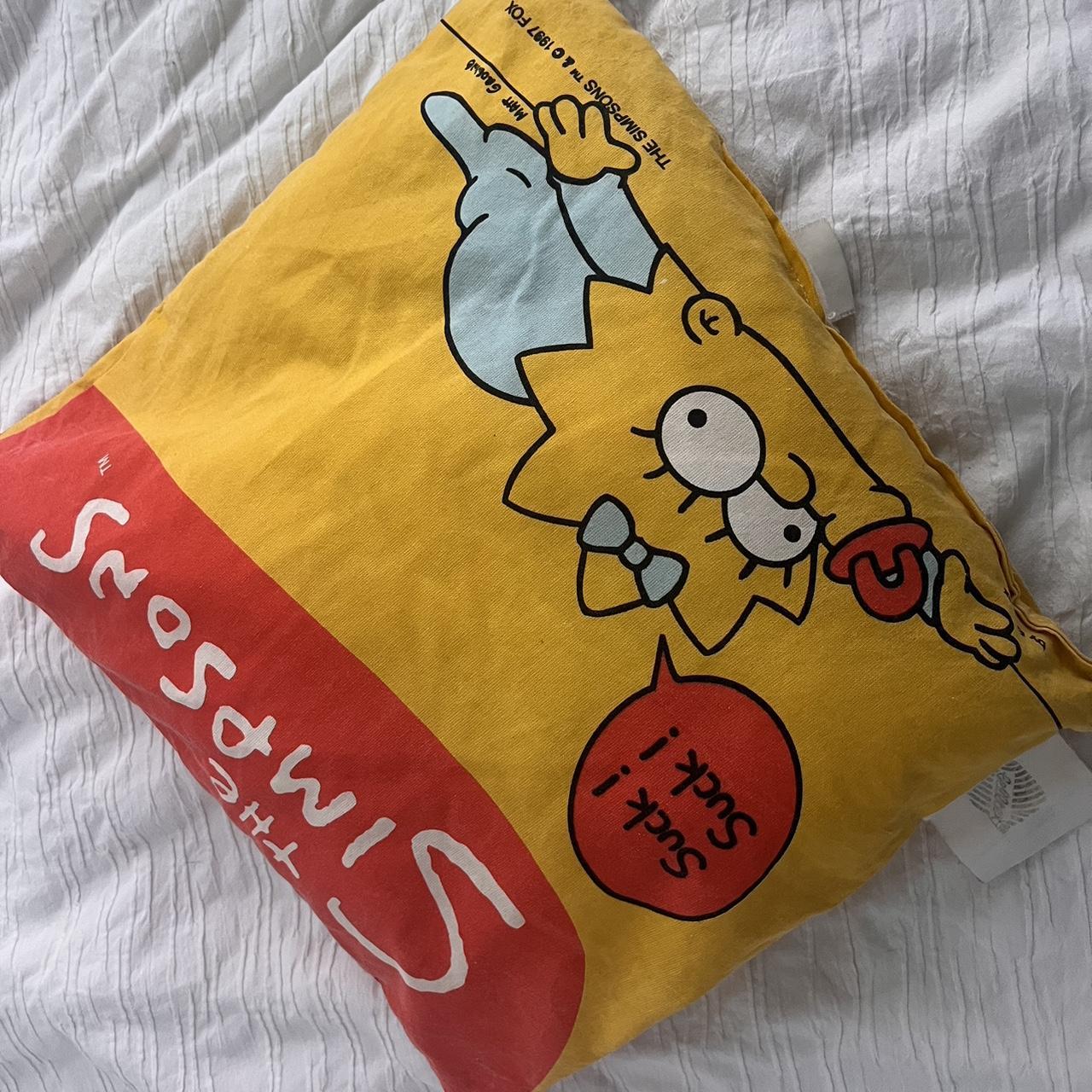 Vintage 1997 The Simpsons pillow Collectable. Maggie... - Depop
