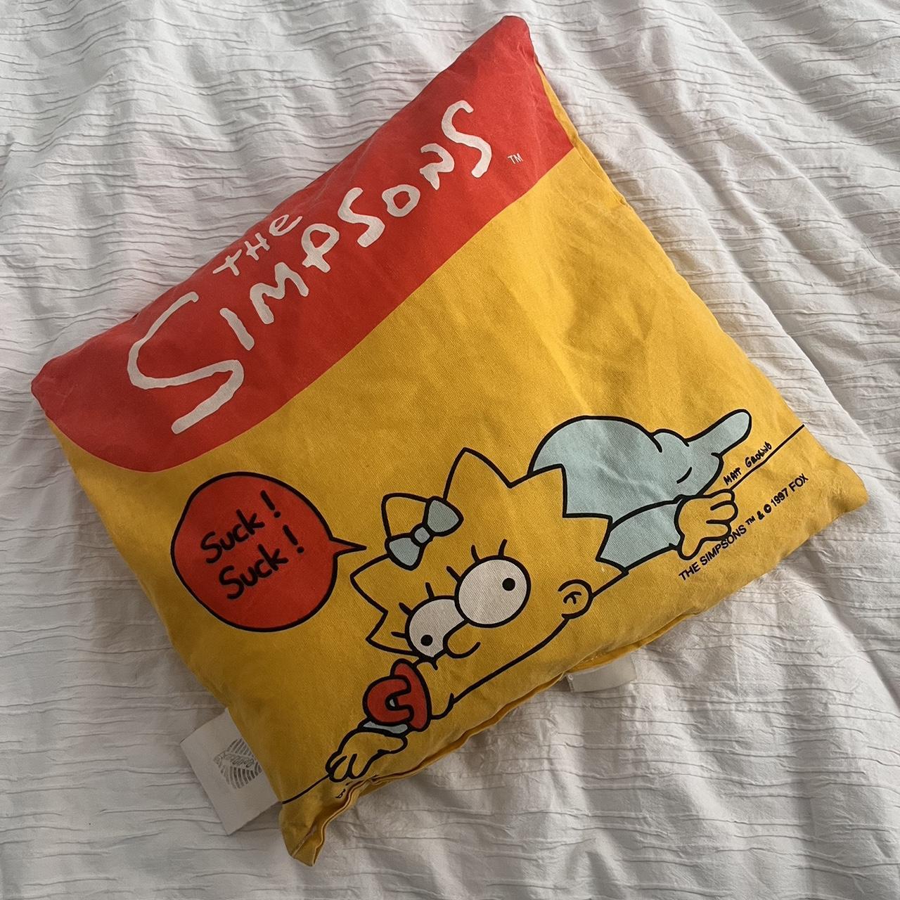 Vintage 1997 The Simpsons pillow Collectable. Maggie... - Depop